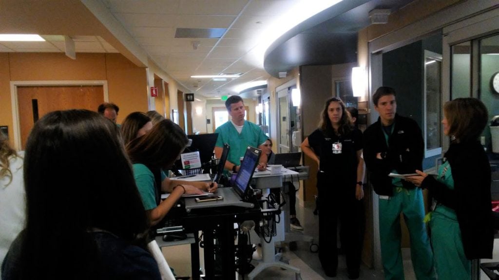 Bringing patients and family into the circle of care during morning ...