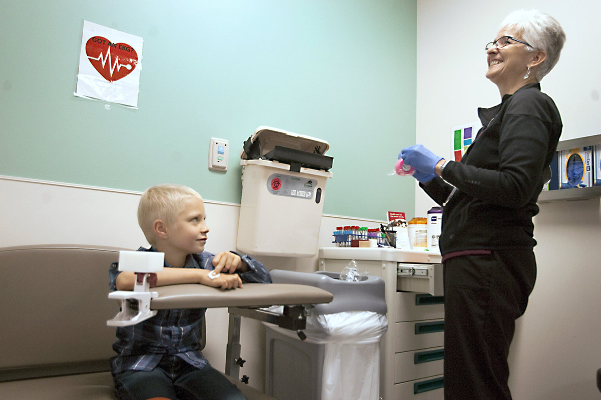 A bond over a child's blood draw - UCHealth Today